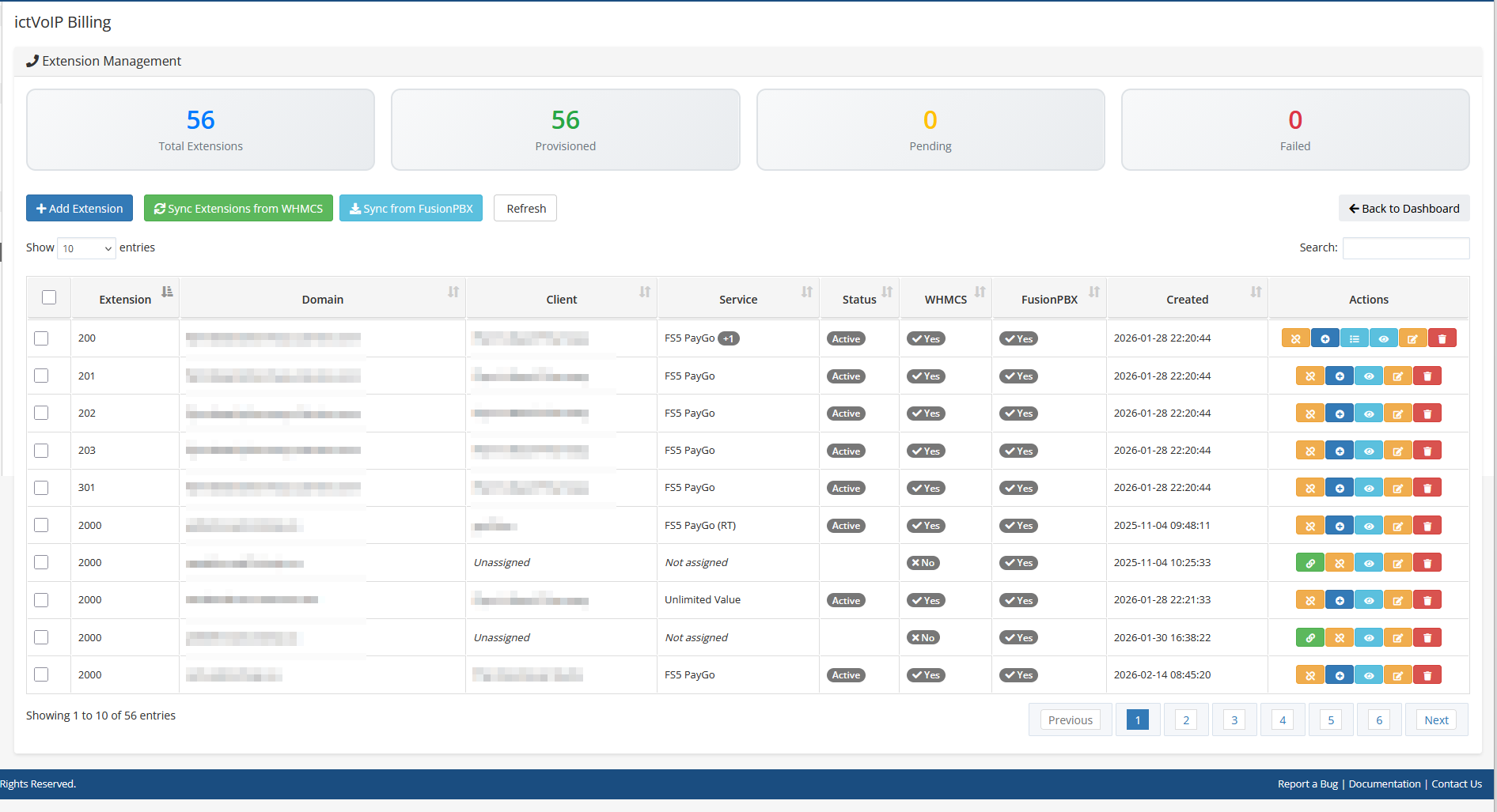 Client Services Admin Area — ictVoIP Billing for WHMCS documentation